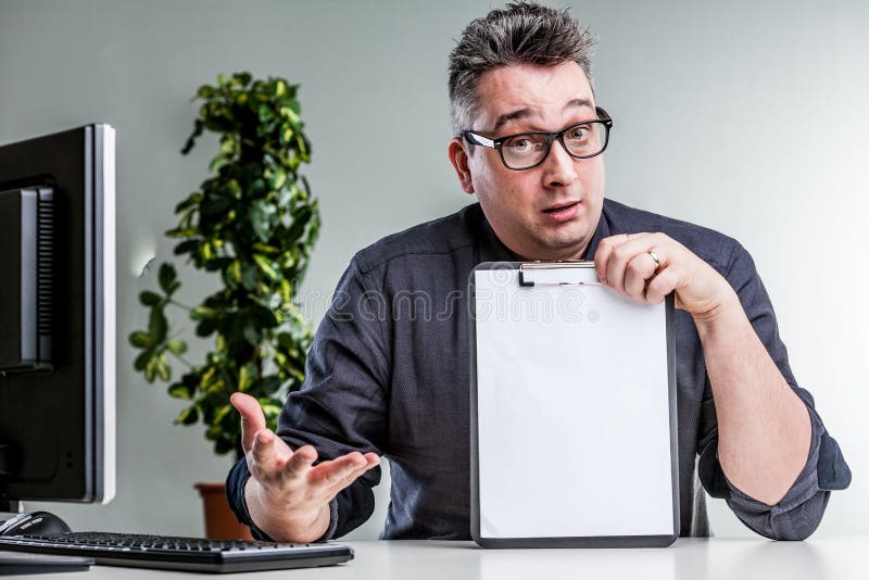 Expert Explaining and Showing What S the Problem Stock Image - Image of ...