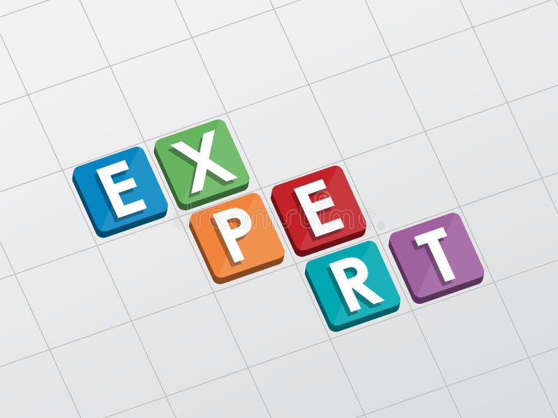 Expert, flat design stock photo. Image of personnel, authority - 38920138