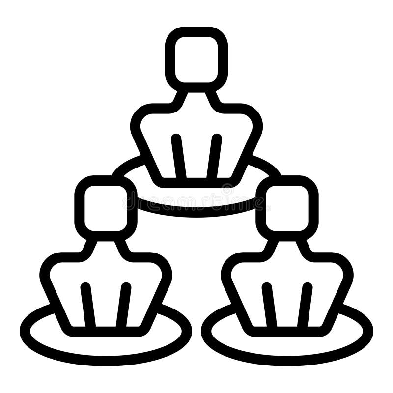 Expert Group Team Icon Outline Vector. Work Office Stock Illustration ...