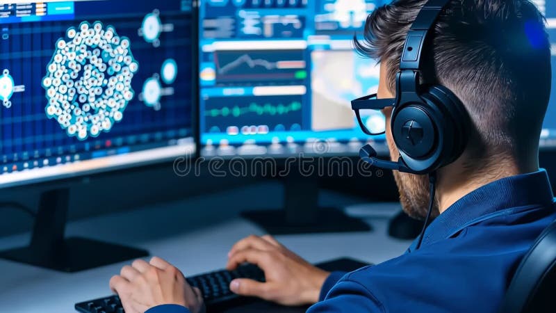 Expert Hacker Analyzes Data Trends in a Modern Cybersecurity Operation ...