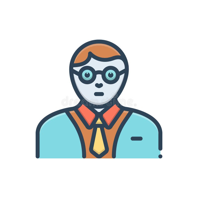 Two Color Expert Vector Icon from Business Concept. Isolated Blue ...