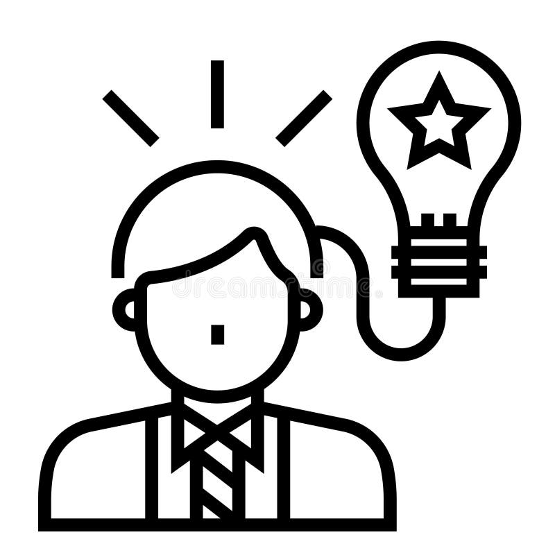 Expert Line illustration stock vector. Illustration of expert - 128831274