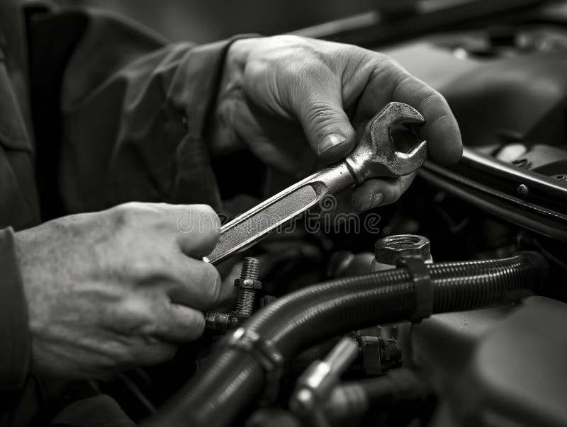 Expert Mechanic at Work stock photo. Image of occupation - 315745750