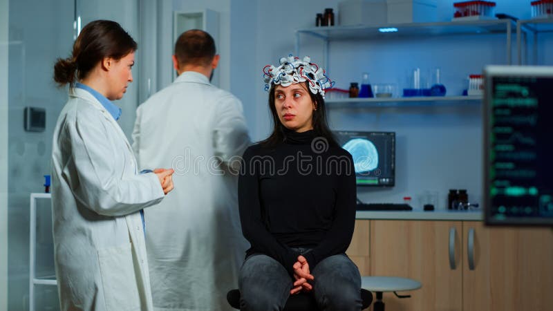 Expert Medic Neuroscience Developing Brain Experiment Holding Laptop Stock Photos - Free ...