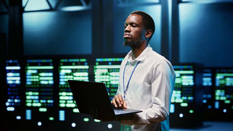 Expert Mending Server Network Problems Stock Photo - Image of ...