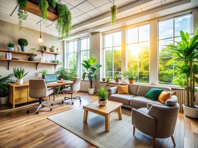 Expert Psychologist Conducts Therapy Session in a Bright Inviting ...