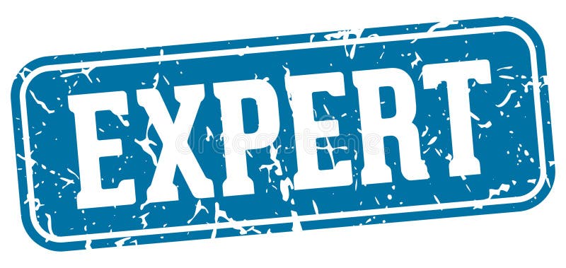 Expert Rectangular Sign. Expert Stamp Stock Vector - Illustration of ...