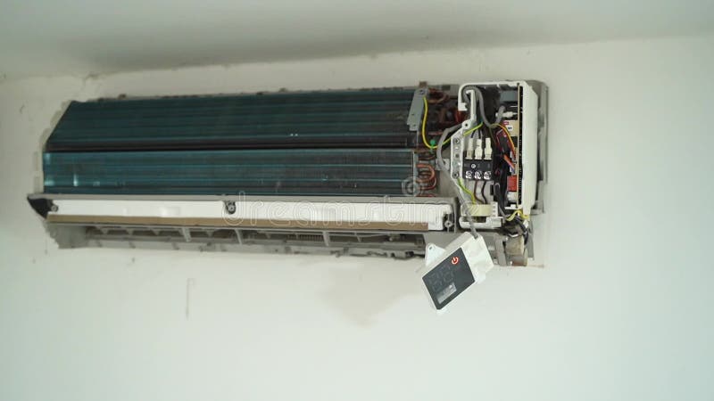Troubleshooting an Air Conditioning Unit S Internal Components in a ...