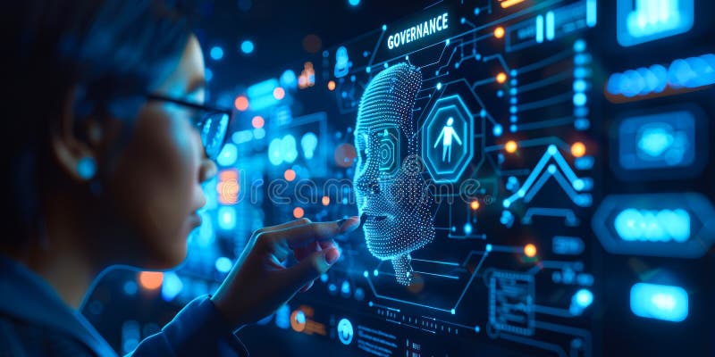 Expert Showcasing AI Governance Framework with Ethical Standards and ...
