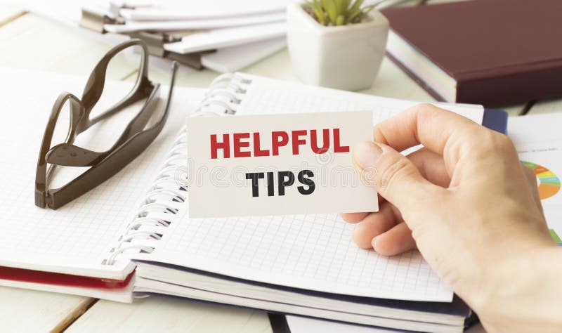 Top Tips Written on Letter Concept Stock Image - Image of popular ...