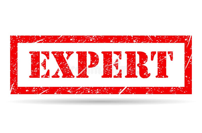 Expert Stamp Shadow Symbol, Label Sticker Sign Button, Text Banner ...