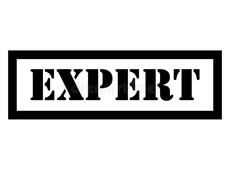 Expert Stamp Symbol, Label Sticker Sign Button, Text Banner Vector ...