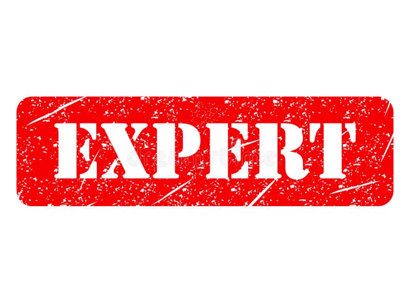 Expert Stamp Symbol, Label Sticker Sign Button, Text Banner Vector ...