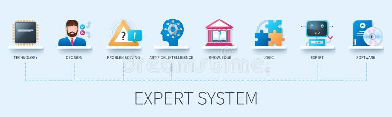 Expert System Web Vector Infographics in 3d Style Stock Illustration ...