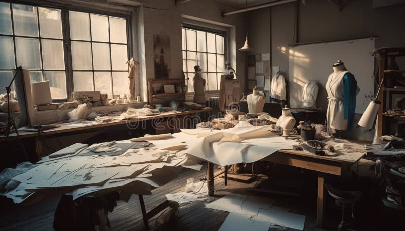 Expert Tailor Designs Modern Clothing Collection Using Old Fashioned ...