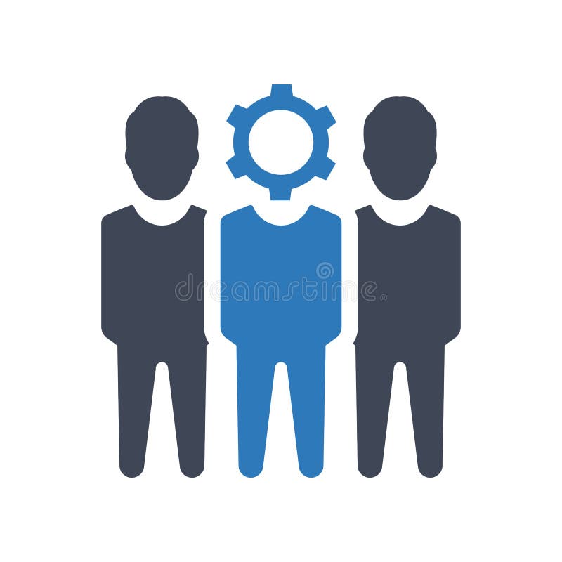 Expert Team Icon. Specialist, Assistance Stock Vector - Illustration of ...