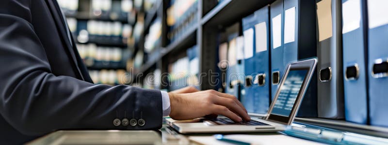 An Expert Technician Meticulously Configures a Cutting-edge DMS Stock ...