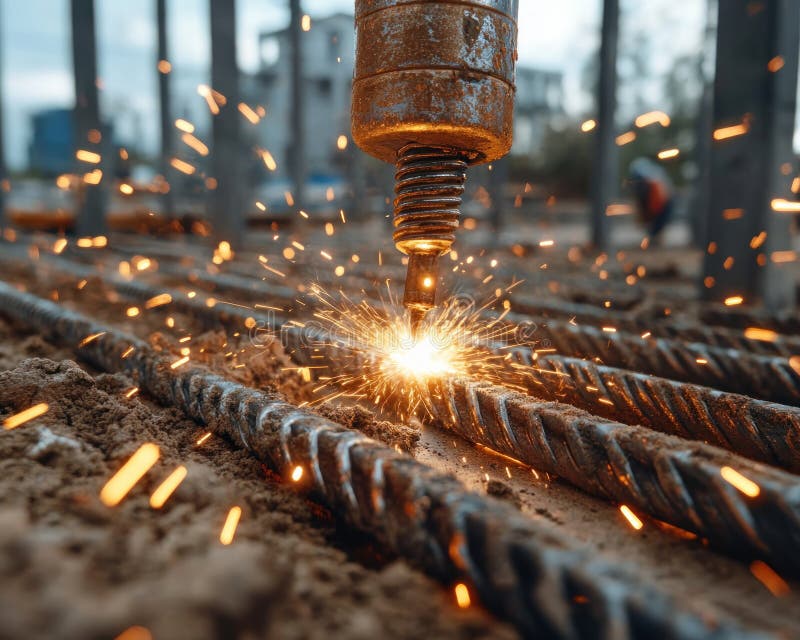 Expert Welding Techniques on a Large Construction Frame Precision ...