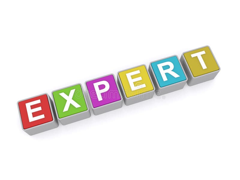 Expert in colour stock illustration. Illustration of efficiency - 5826520