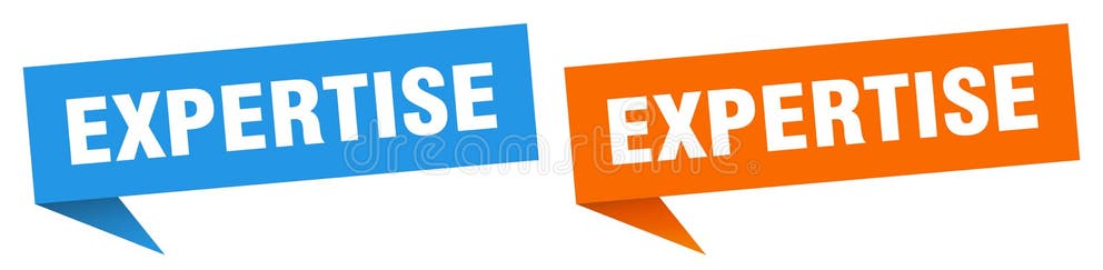 Expertise Banner. Expertise Speech Bubble Label Set Stock Vector ...