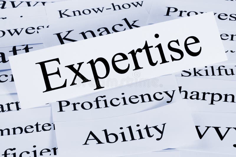 Expertise Concept in Words stock image. Image of abilities - 127276199