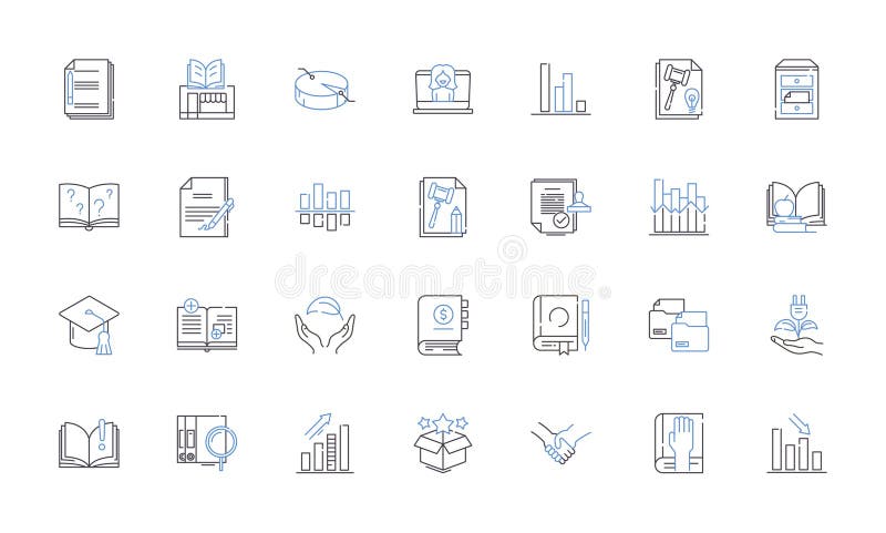 Expertise Line Icons Collection. Mastery, Proficiency, Skill ...