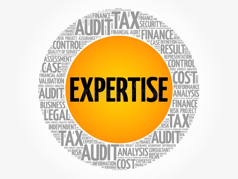Expertise Word Screen Means Proficiency Capabilities and Know-H Stock ...