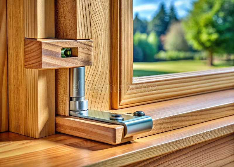 Expertly Crafted Corner Cleat a CloseUp Look at Window Frame Joinery ...
