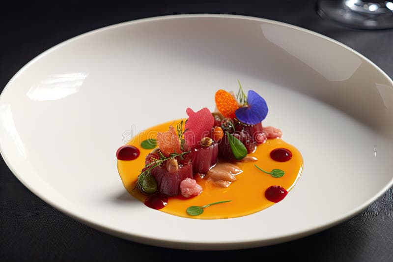 Expertly Prepared Dish with Delicate Balance of Flavors and Textures ...