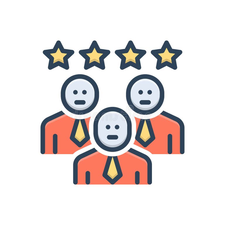 Color Illustration Icon for Experts, Specialist and Skills Stock ...