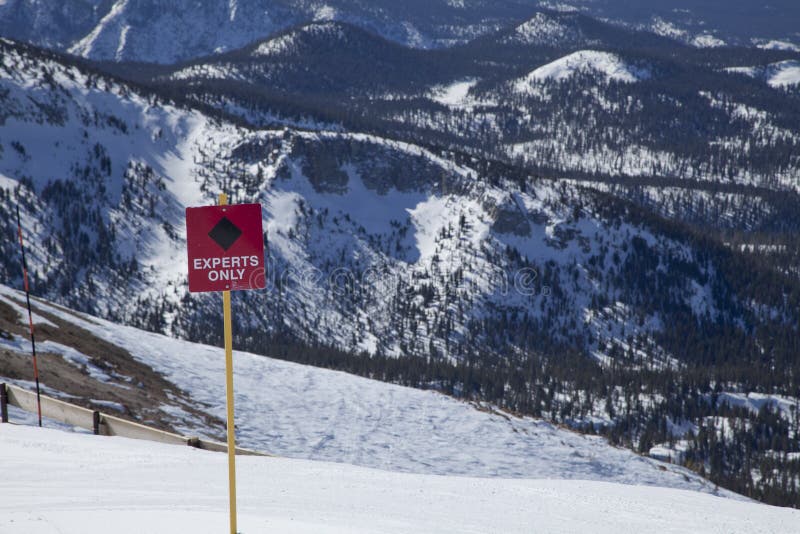 Experts only Sign stock photo. Image of sign, piste, california - 70789048