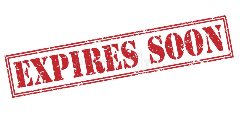 Expira pronto stock de ilustración. Ilustración de expira - 92113293
