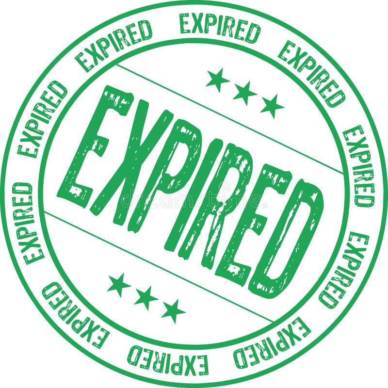 Rubber Stamp Effect, Expired, at Transparent Effect Background Stock ...