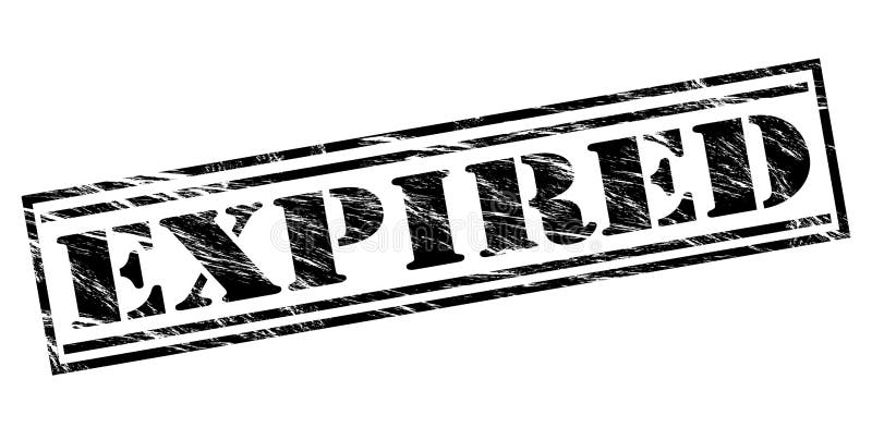 Expired black stamp stock illustration. Illustration of grungy - 97568781