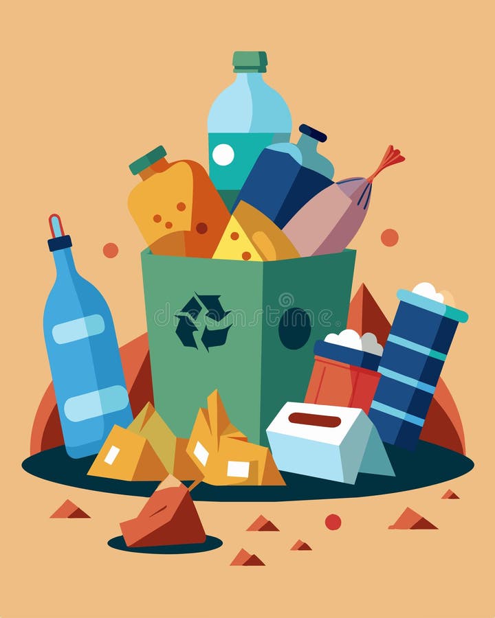 Expired Goods Still Wrapped and Untouched Mingling with Other Trash in ...