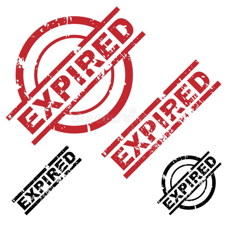 Expired Sign Stock Illustrations – 2,216 Expired Sign Stock ...