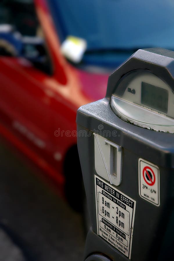 Car Parking Meter. Metered Rome, Italy. Stock Photo - Image of life ...