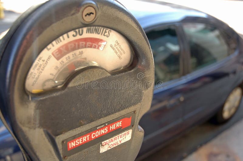 Parking Meter stock image. Image of transit, expired, truck - 5468985