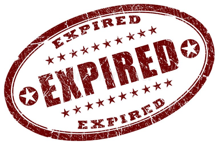 Expired Sign Stock Illustrations – 2,163 Expired Sign Stock ...