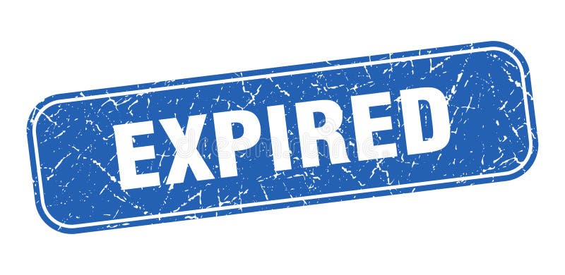 Expired Stamp. Expired Square Grungy Isolated Sign Stock Vector ...