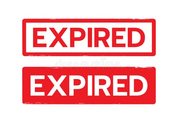 "EXPIRED" Stamp Vector. Stock Vector - Illustration of sign, text ...