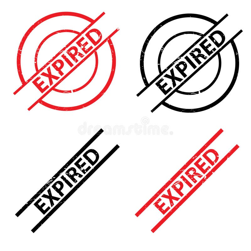 Expired stamps stock vector. Illustration of expired - 78612016