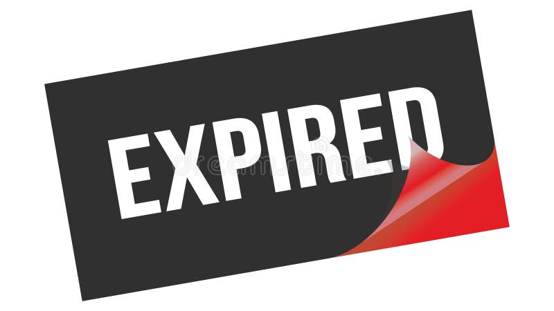 Expired Sticker Stock Illustrations – 809 Expired Sticker Stock ...