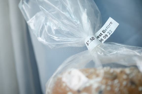Expiry Date on a Bread Packet Stock Photo - Image of deadline ...