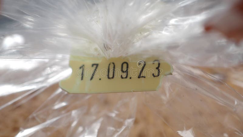 Expiry Date on a Bread Packet Stock Video - Video of little, expiration ...