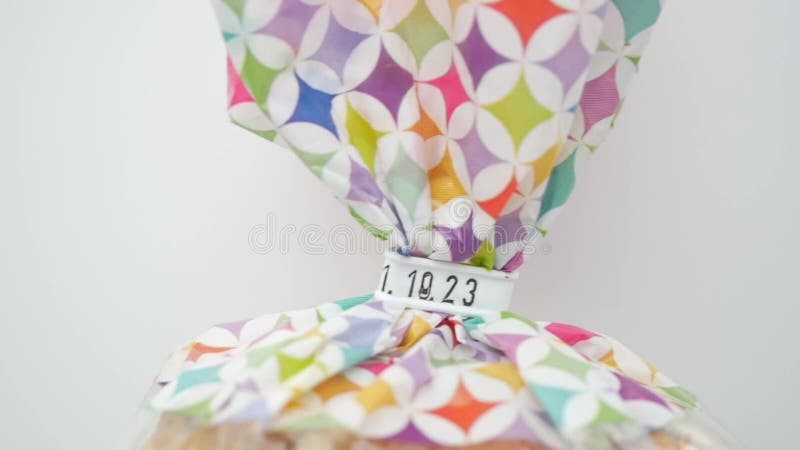 Expiry Date on a Bread Packet Stock Footage - Video of expire, food ...