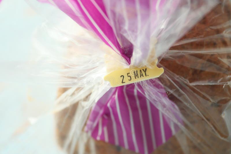 Expiry Date on a Bread Packet Stock Photo - Image of food, date: 280822186