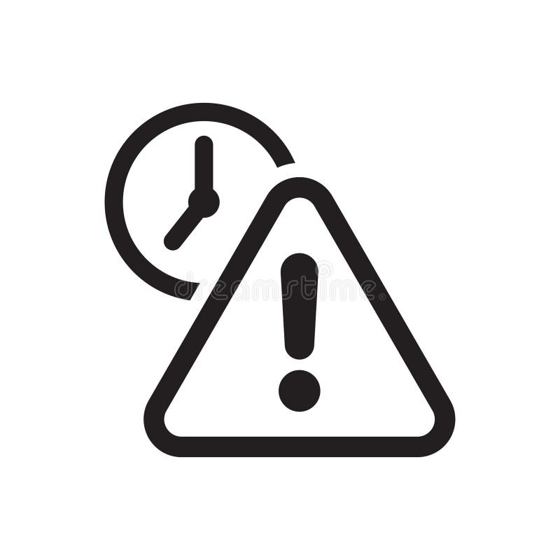 Expiry Icon. Expired Icon, Notice Icon. Stock Vector - Illustration of ...