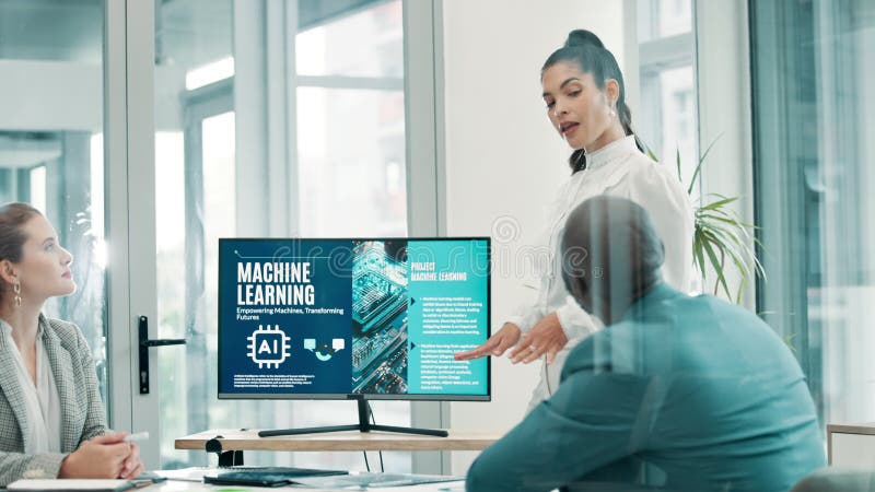 Explain, Meeting and Machine Learning Presentation with Business People ...