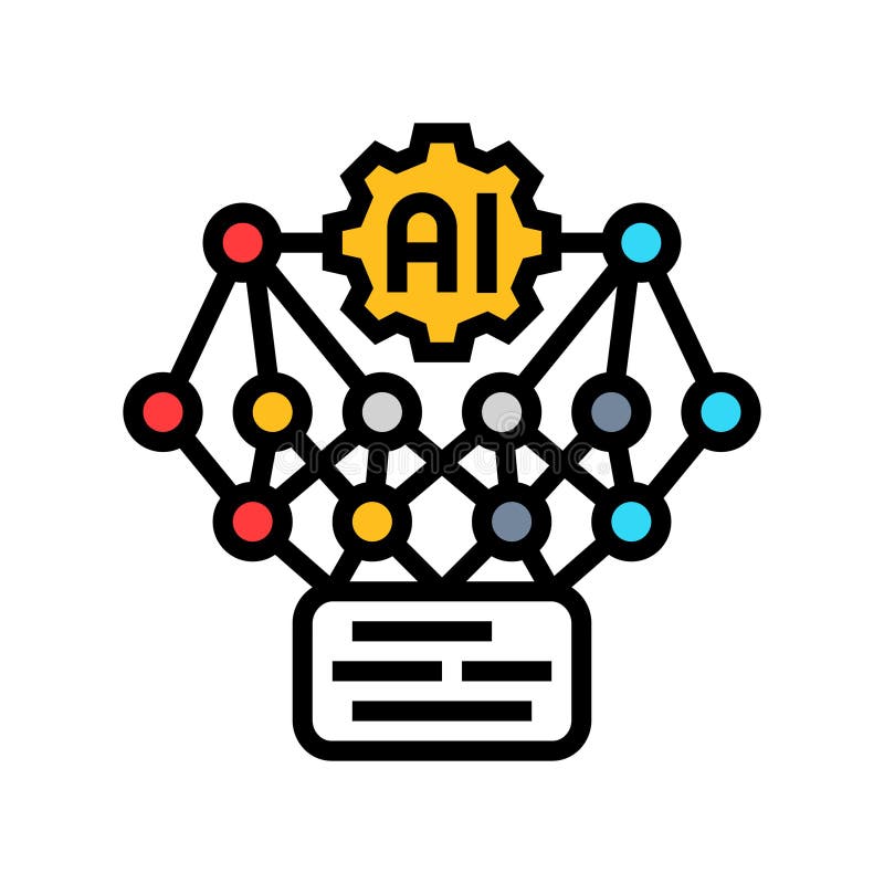 Explainability Ethical Ai Color Icon Vector Illustration Stock Vector ...